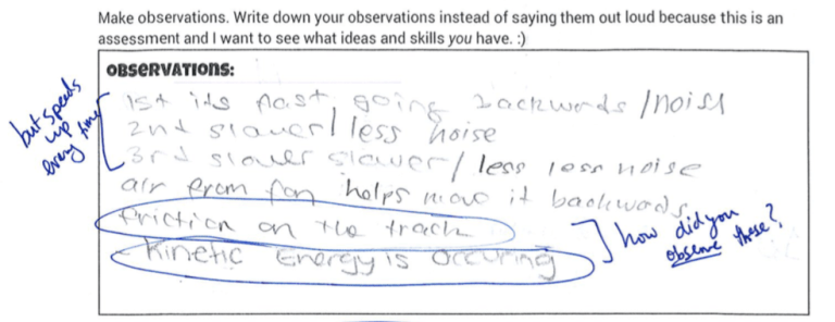 Assessing Scientific Abilities – Physics! Blog!